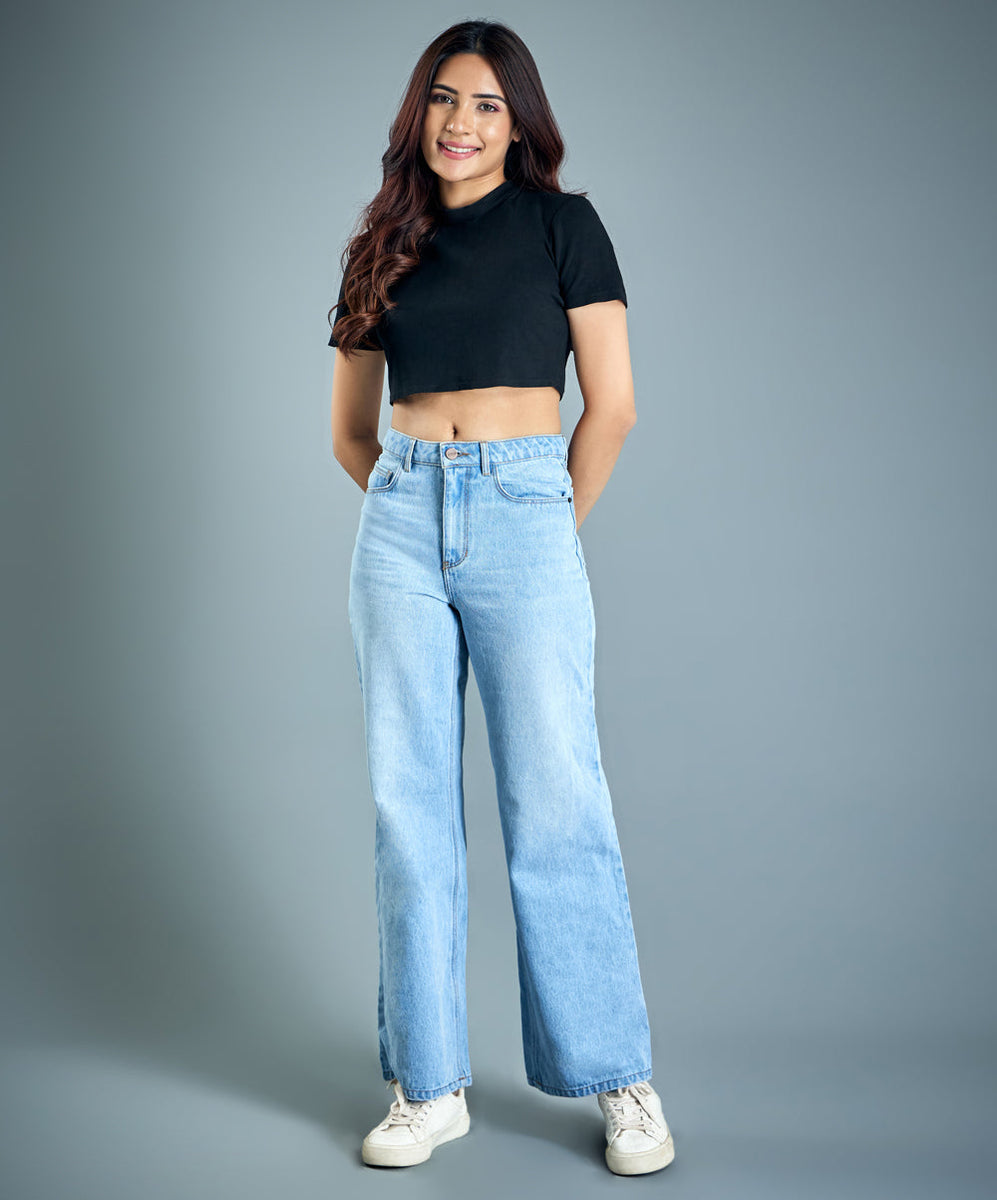 High-Waisted Wide Leg Jeans – GLOBAL ZIGZAG